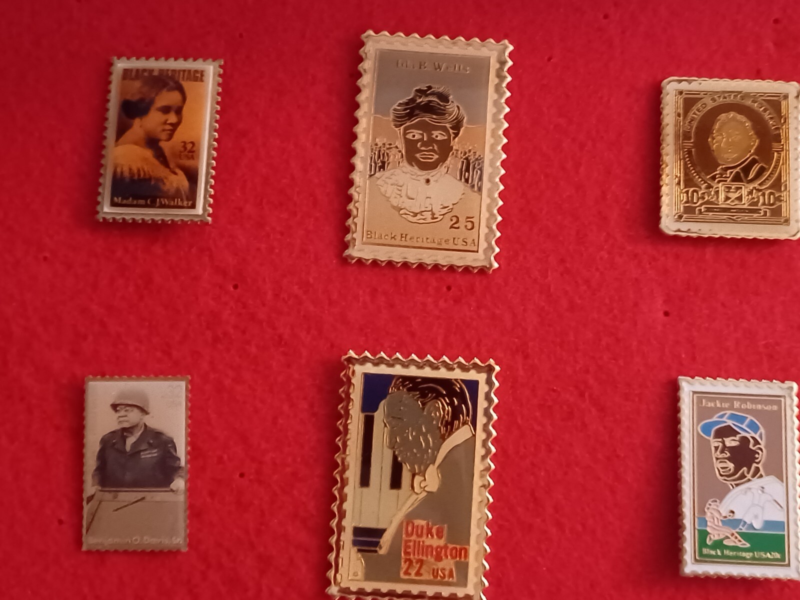 USPS BLACK HERITAGE STAMP PIN FRAMED COLLECTION | eBay