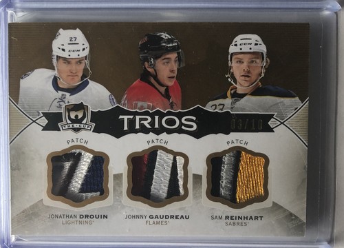 2014-15 Upper Deck The Cup - Cup Trios Patch #C3-ROOK1 Johnny Gaudreau ...