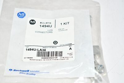 NEW Allen Bradley 1494U-LA36 Disconnect Switch, Lug Kit Ser. A | eBay