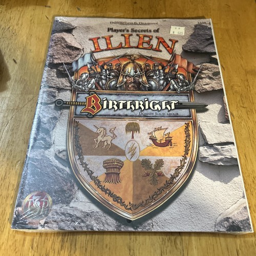 Dungeons & Dragons AD&D Birthright Player's Secrets of ILIEN NEW shrink ...