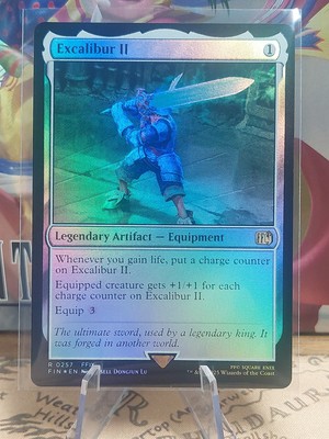 1x Excalibur II, Foil, Final Fantasy, Magic MTG NM | eBay