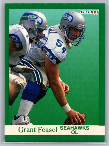 Grant Feasel 1991 Fleer FOOTBALL #185 Seattle Seahawks | eBay