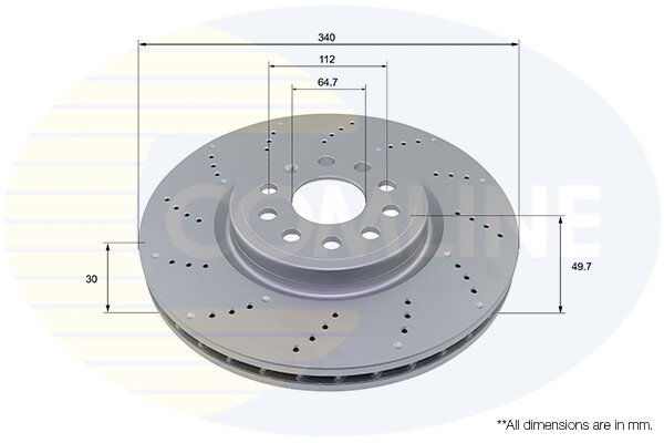 Brake Disc Front AIM Fits Golf Passat CC Octavia Superb A3 TT Leon ...