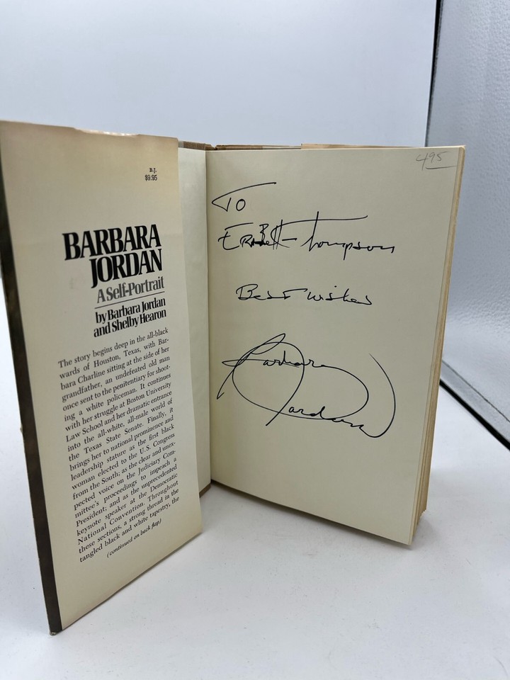 Barbara Jordan A Self-Portrait SIGNED COPY | eBay