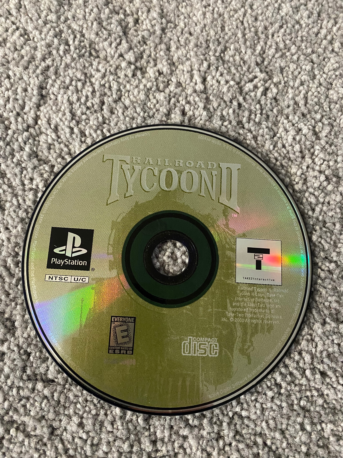 Railroad Tycoon II (Sony PlayStation 1, 2000) - Disk Only 710425230349 ...