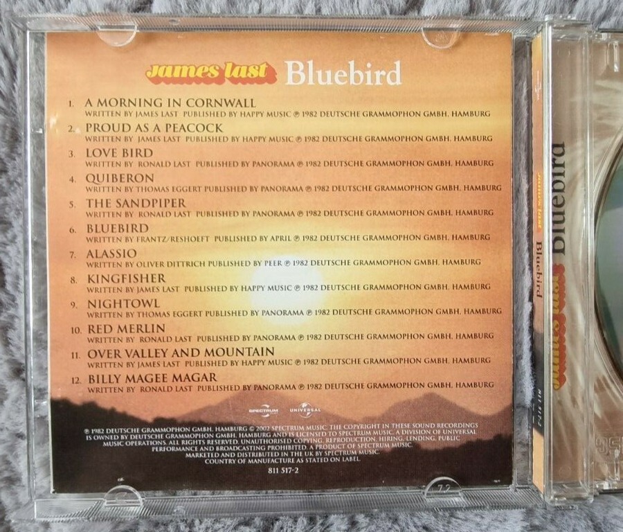 James Last - Bluebird **NR MINT CD ALBUM** 1982 | eBay