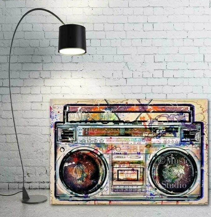 Ghetto Blaster Art