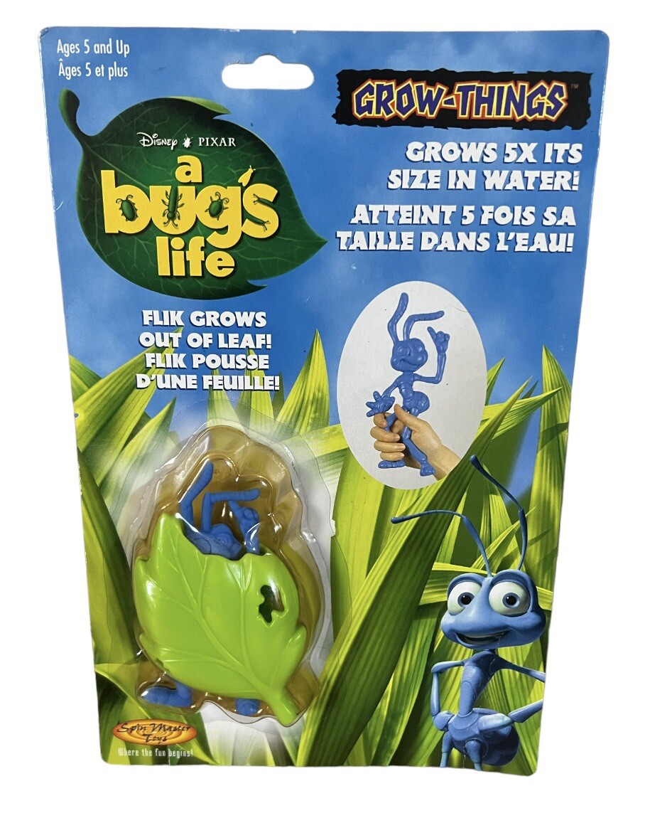 A Bugs Life Flik Grows Out Of Leaf Vintage 1998 - Grow Things - Spin ...