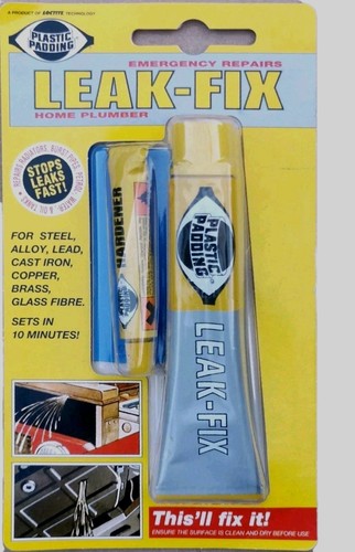 Loctite Plastic Padding Leak-Fix 85g (Sets rock hard in 10 Mins)