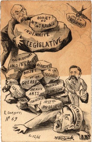 PC POLITICAL SATIRE MOLYNK LE CRAYON NO 69 ARTIST SIGNED (a47370) | eBay