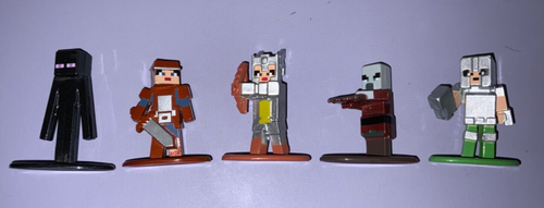 Mini Diecast Metal Minecraft Figures - Lot Of 5 | eBay