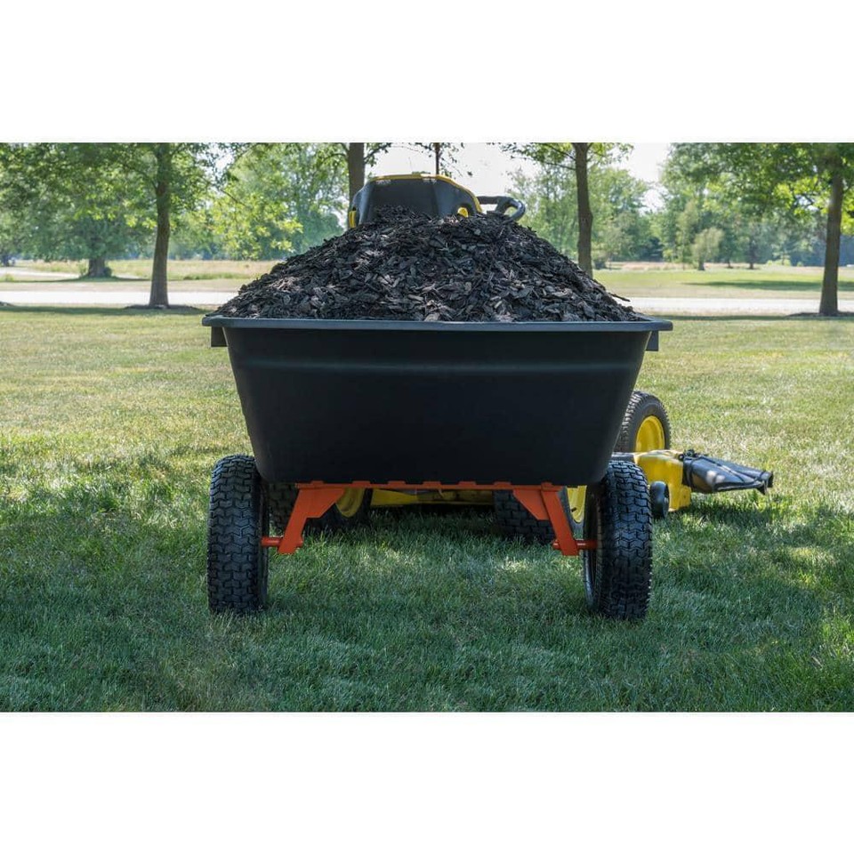 Agri-Fab Towable Dump Cart 1000 lbs. Load Capacity Poly, Heavy-Duty ...