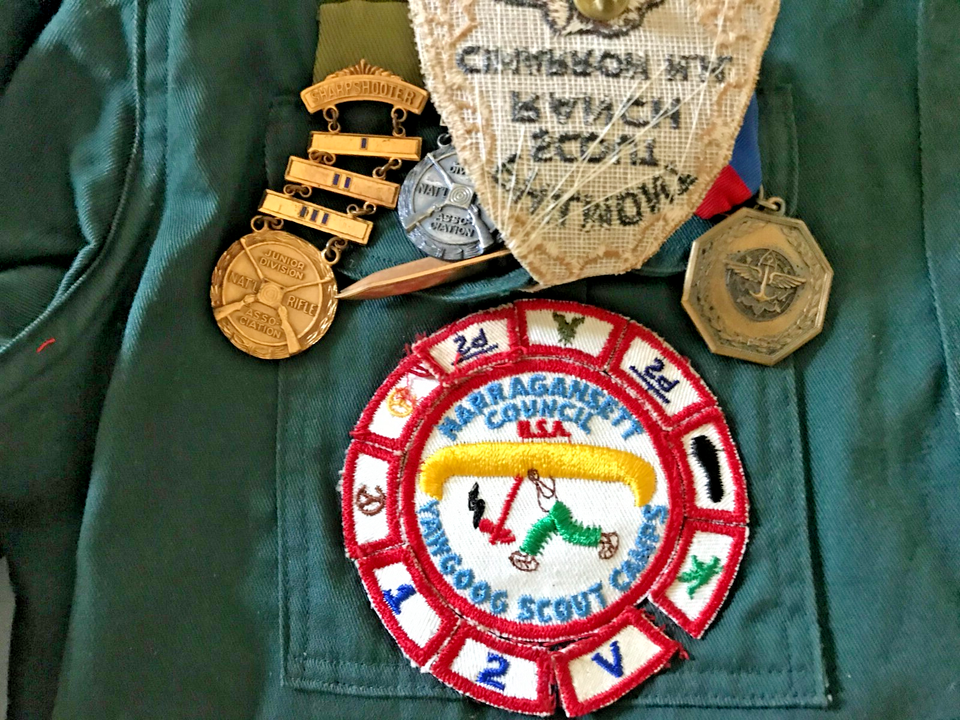 Vintage Boy Scout/Explorer Uniform w/medals & Patches | eBay