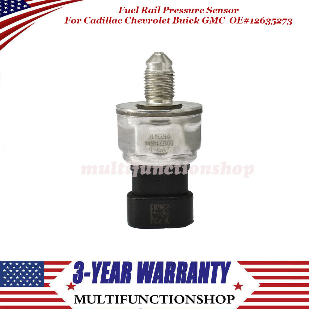 Fuel Rail Pressure Sensor 12635273 For Cadillac Chevrolet Buick GMC ...