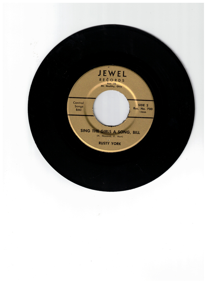 Rusty York Rock A Billy 45 (Jewel 700) Sugaree - 66/Sing The Girls A ...