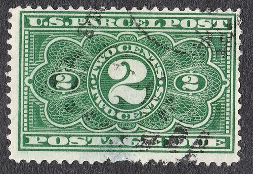 US 1913 2c dark green Parcel Post Postage Due, Scott JQ2 used, value ...