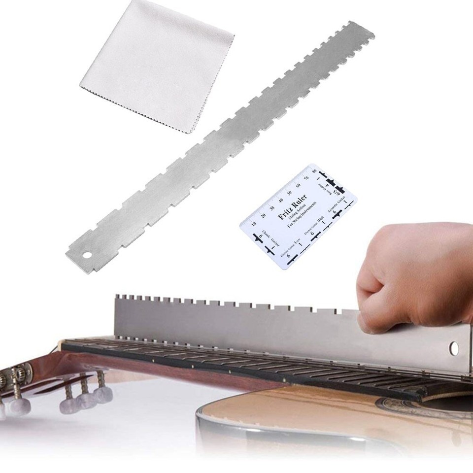 Ruler Luthier Tools Neck Notched String 80g Fret Slot Depths Brand New ...