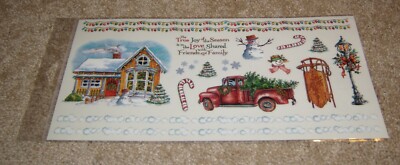 PSX Designs Sticker Sheet ~ Christmas Lights..Decorated House, Red ...