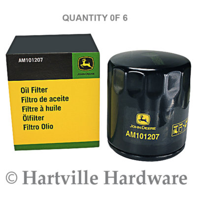 John Deere Original Equipment Oil Filter #AM101207 (6-Pack) | eBay