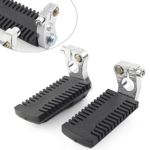 Foot Pegs Rest Pedals w/ Clamps for 43cc 47cc 49cc Pocket Dirt Bike ...
