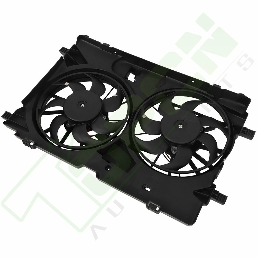 Engine Radiator Condenser Cooling Fan Assembly For 2010 2011 2012 Ford ...