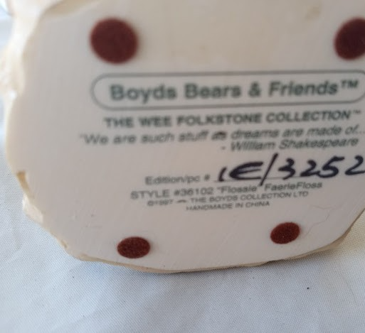 BOYDS Wee Folkstone ~ ”Infiniti Faerie Love” 1E Fairy Figurine NIB /COA ...