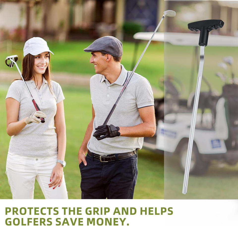 Golf Grip Removal Tool, 12" V-Groove Grip Remover Saver for Standard ...