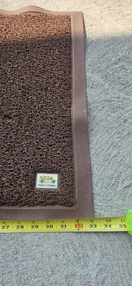 Stanley Steemer Floor Mat Door Mat 33in x 23in Brown | eBay
