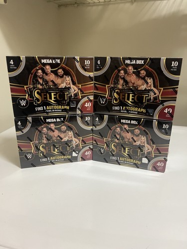 2024 PANINI SELECT WWE MEGA BOX NEW FACTORY SEALED GUARANTEED AUTO LOT ...