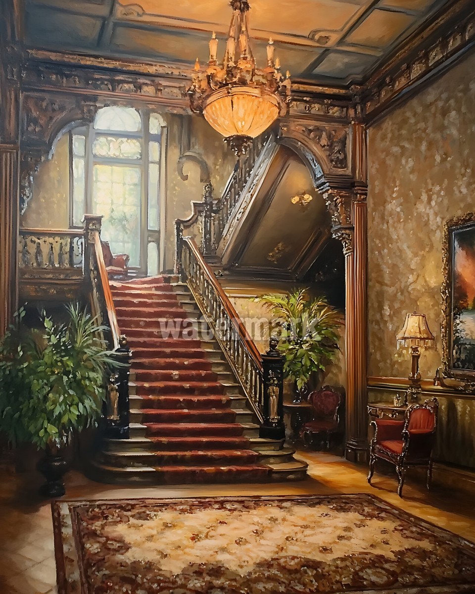Victorian Mansion Drawing Room