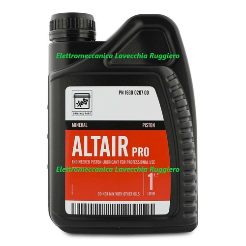 OLIO SPECIFICO PER COMPRESSORE A PISTONI TANICA DA 1 LT. ALTAIR PRO ...