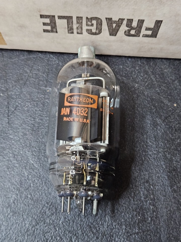 NEW Raytheon Type JAN 4D32 Transmitting Vacuum Tube NOS | eBay