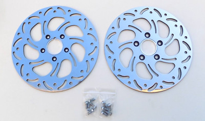 DNA STORM 11.8" DUAL-DISC FRONT BRAKE ROTOR SET 08-23 TOURING HARLEY W ...