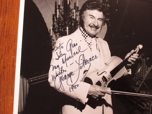 GEORGE LIBERACE (Died-1983) ("Sincerely Yours")Signed 8 x 10 Black ...