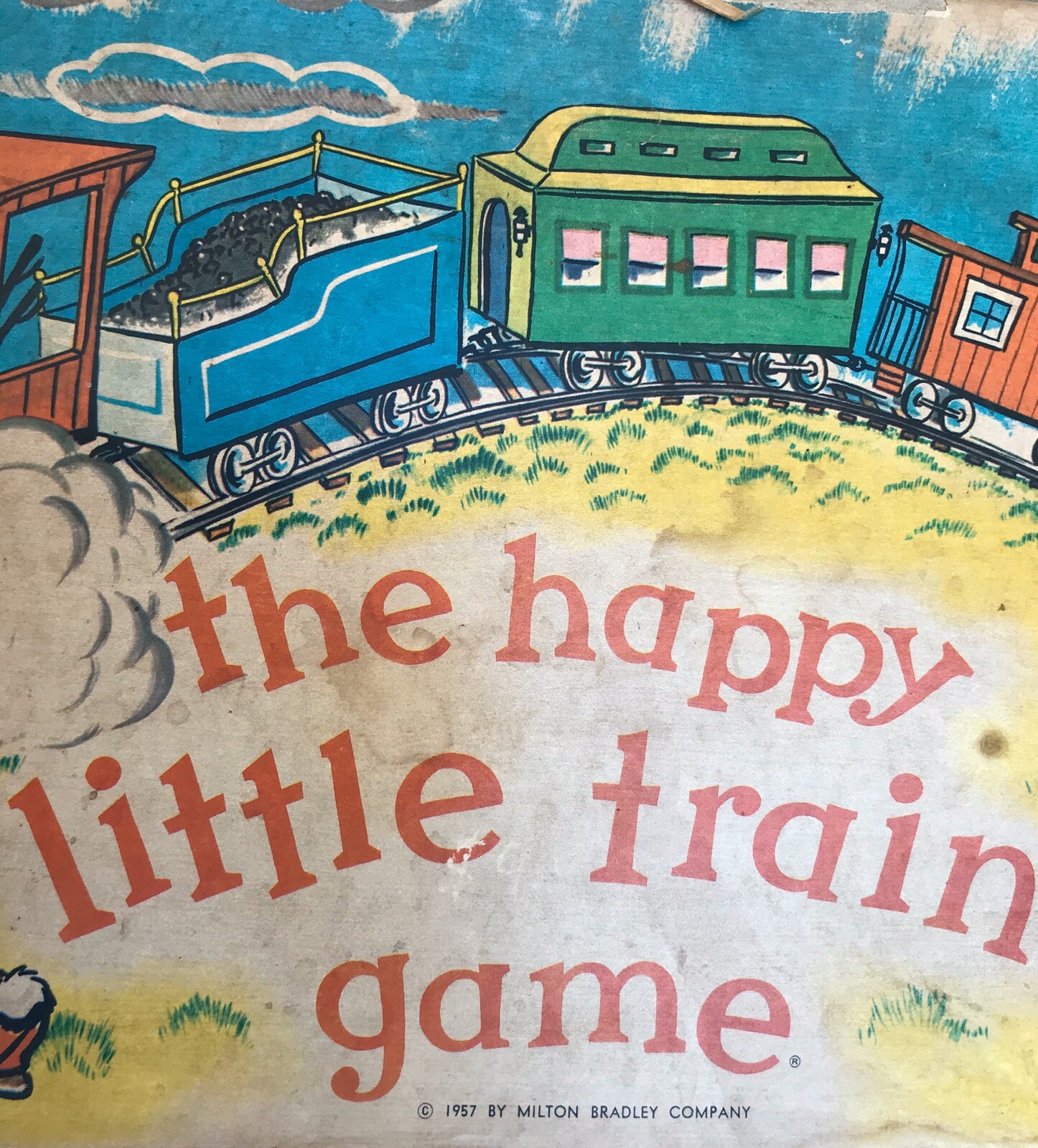 The Happy Little Train Game - Milton Bradley Co 1957 | eBay