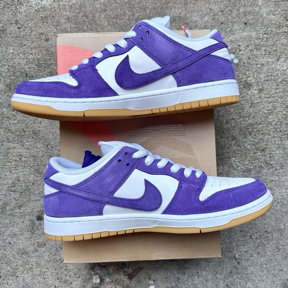 Nike SB Dunk Low Pro ISO Orange Label Court Purple DV5464-500 Sizes 11. ...