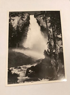 Ansel Adams Photo Nevada Fall Rainbow Yosemite National Park Postcard ...