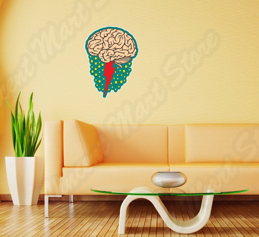 Brainstorming Brainstorm Idea Think Wall Sticker Room Interior Decor 20 ...