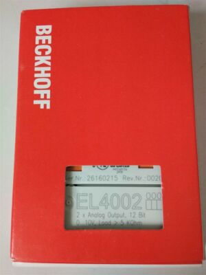 Beckhoff EL4002 PLC Module EL 4002 New In Box FEDEX DHL Expedited ...