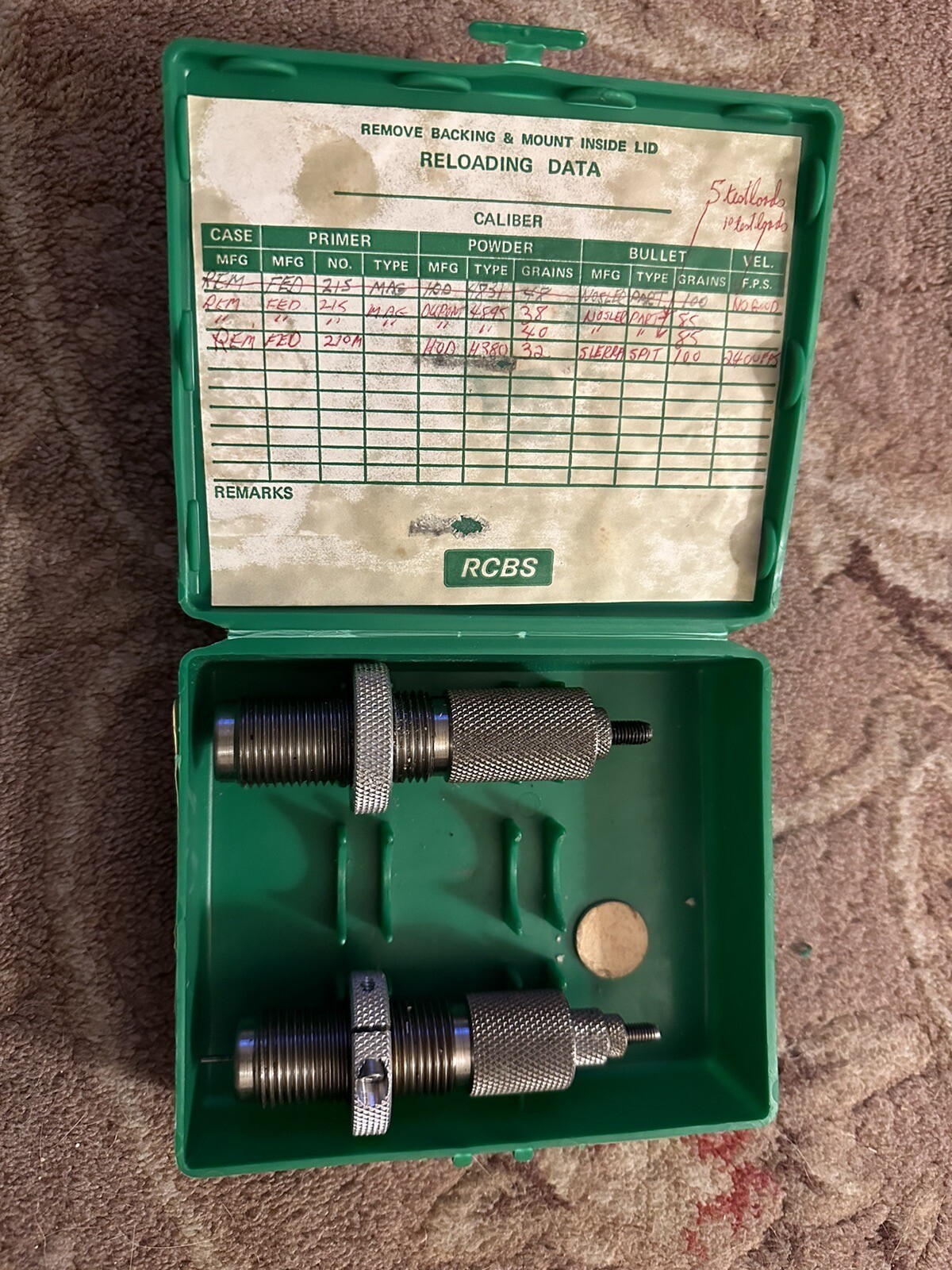 RCBS Dies 6mm 2 Die Set | eBay