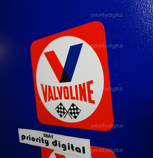 2x Valvoline Oil 1970s Decals sticker Sponsor Off Road Racing Sprint ...