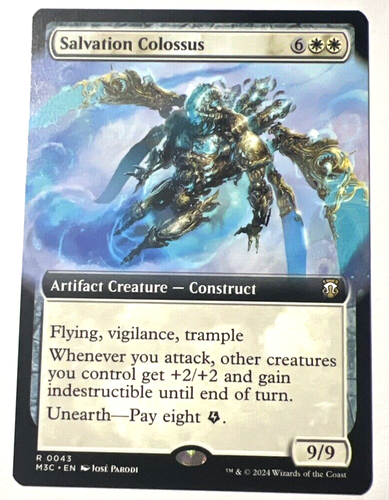 SALVATION COLOSSUS MAGIC THE GATHERING CARD RARE CREATURE MODERN ...