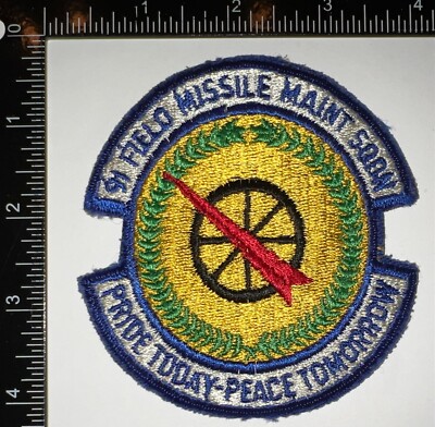 USAF US Air Force 91st Field Missile Maintenance Squadron Patch | eBay