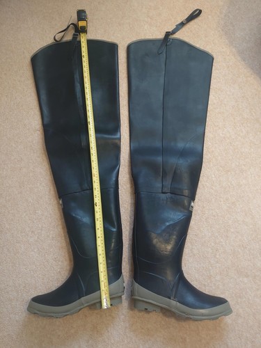 Rubber waders Bullseye Hood EXTRA TALL used latex rubber | eBay UK