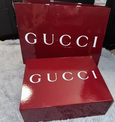 Gucci Empty Box and Bag (Burgundy) NEW | eBay