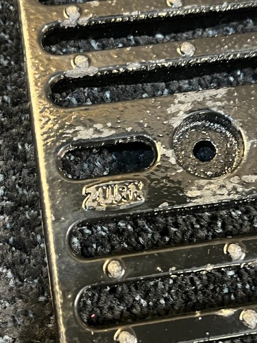 ZURN P6-DGC 5 3/8 in Width 19.5" Length, Ductile Iron Grate Rectangular ...