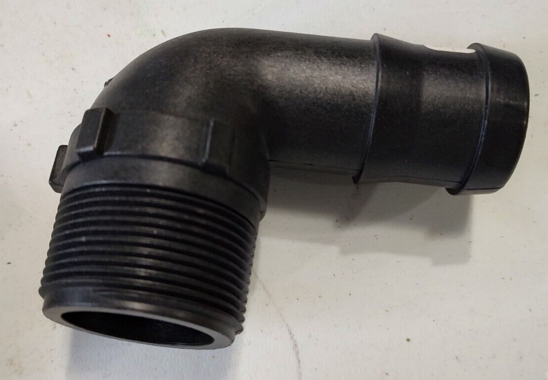 BANJO HB150-90 1 1/2" INCH MALE X 1 1/2" INCH HOSE SHANK - 90 DEGREE ...
