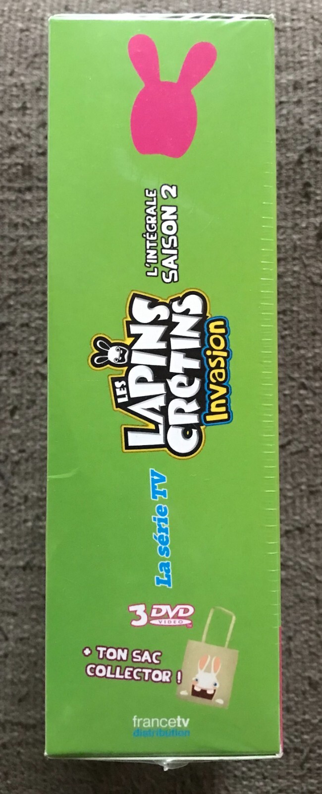 Les Lapins Crétins : Invasion - La série TV - Saison 2 - 3 DVD + Sac ...