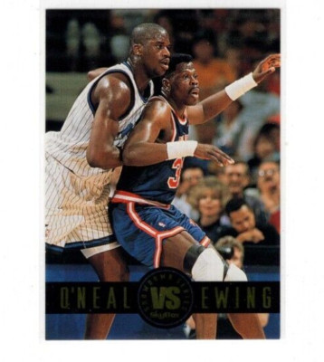 Shaquille O'Neal Patrick Ewing 1993-94 SkyBox Premium Showdown Series # ...