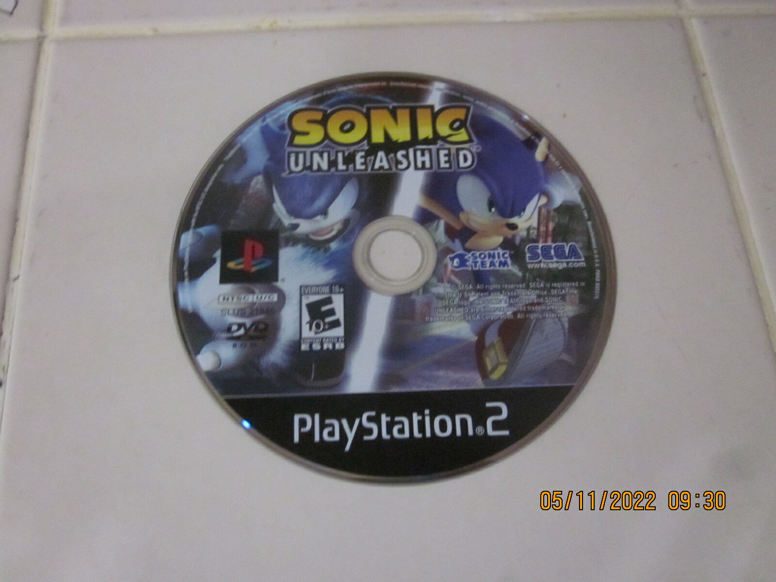 Sonic Unleashed Ps2 Disc